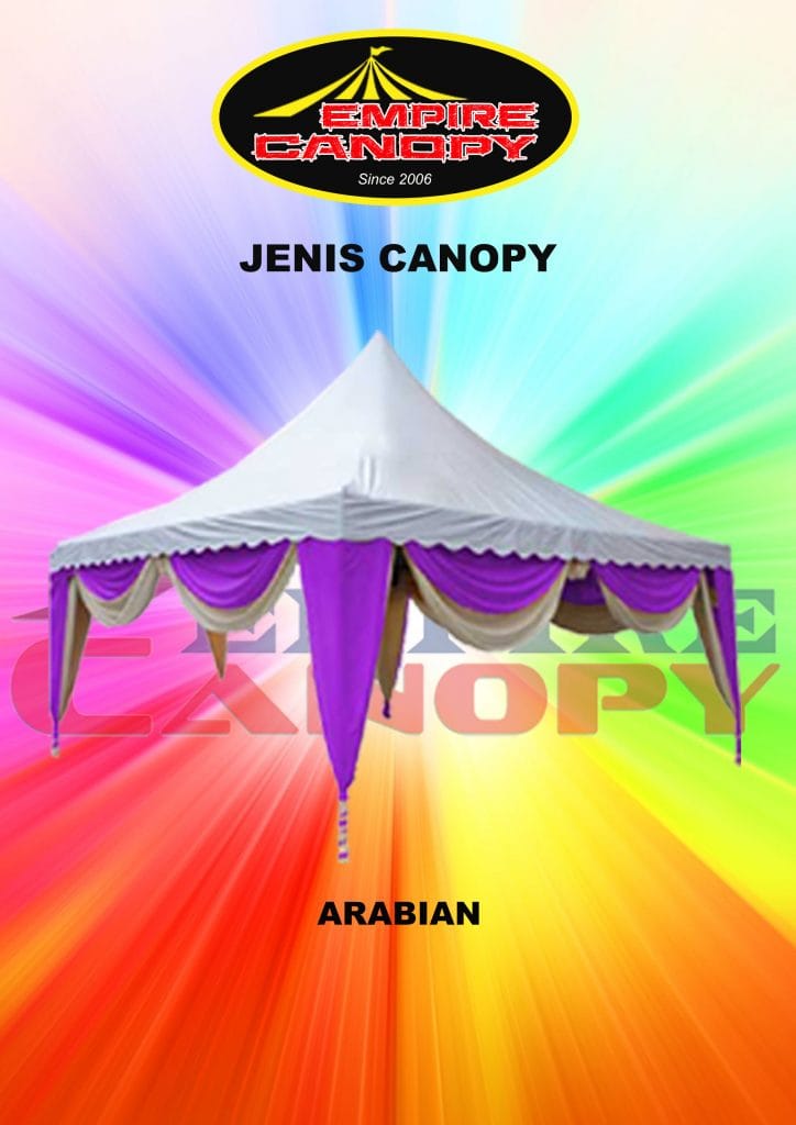 Empire Canopy – Pembekal Khemah Canopy Piramid Arabian